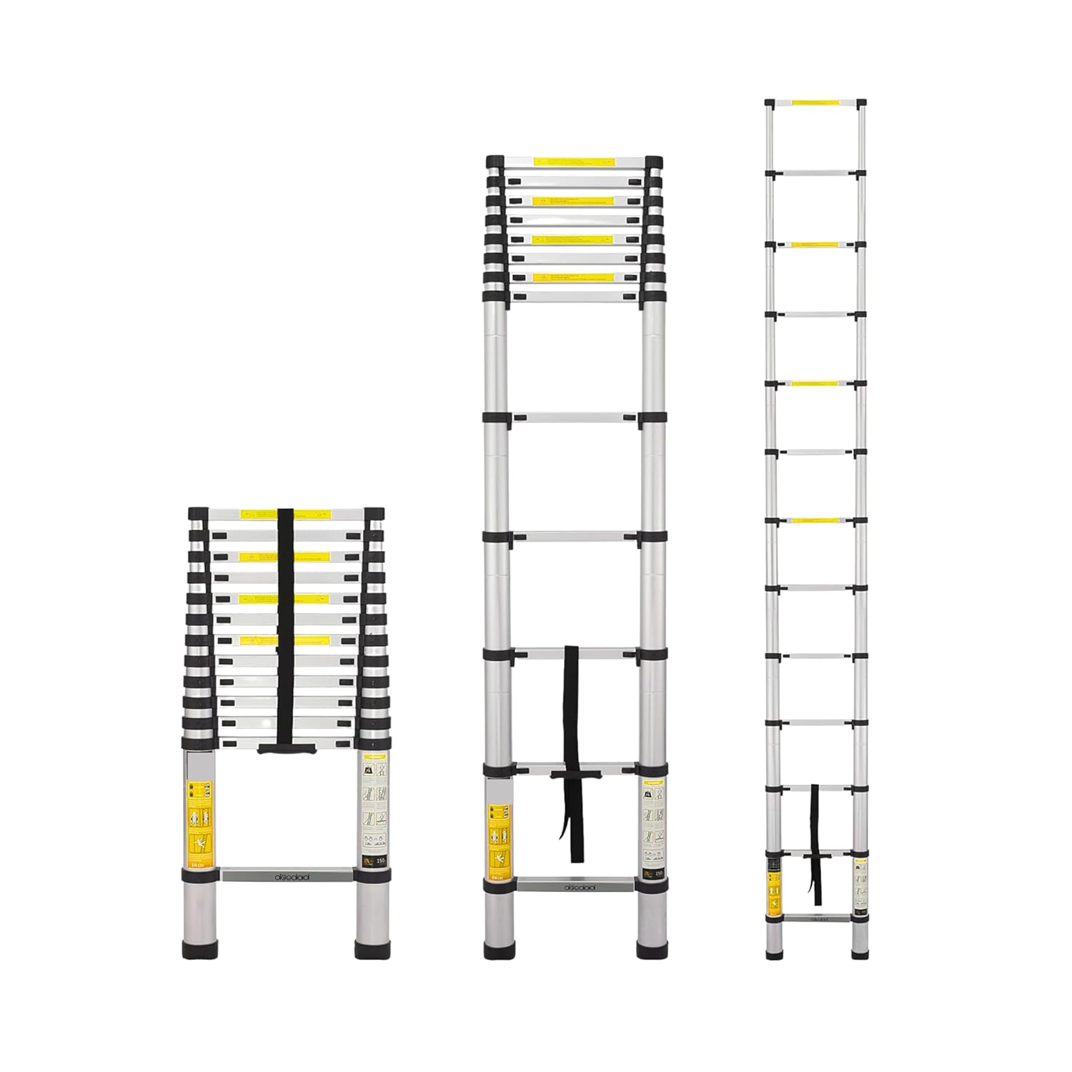 Doodad Finger Protect Aluminium Ladder | Foldable & Portable Telescopi